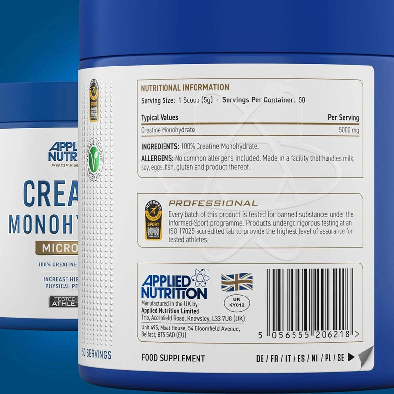 Applied Nutrition - Creatine Monohydrate 1kg (200 Servings)