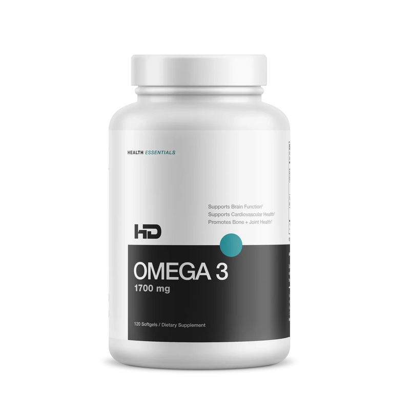 HD Muscle - Omega 3 120 Softgels